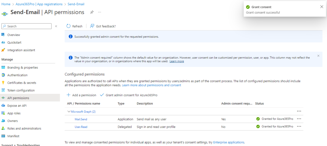 Send Emails Using Microsoft Graph And Shared Mailboxes